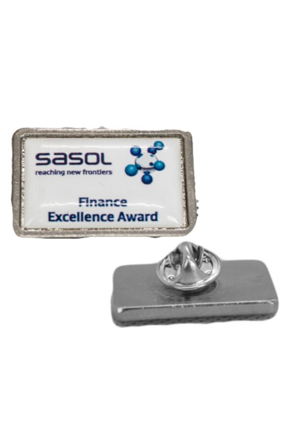 Standardised Rectangle Lapel Pin - VirtualCastings